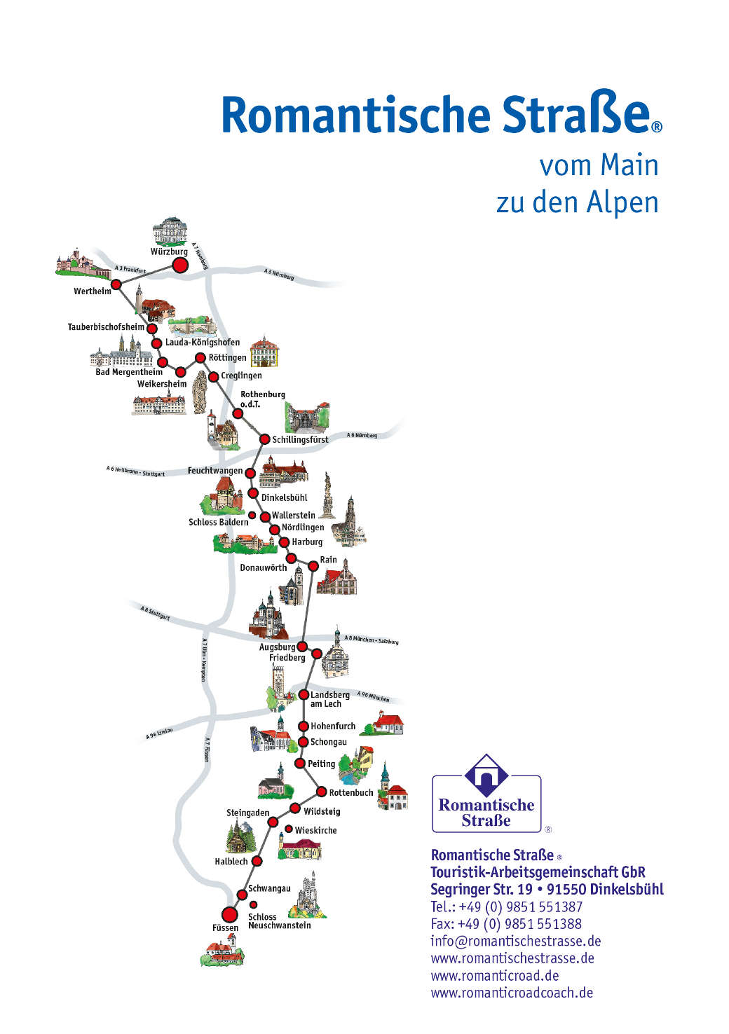 Romantische strasse, un tour romantico in Germania. Riservato ai più ...